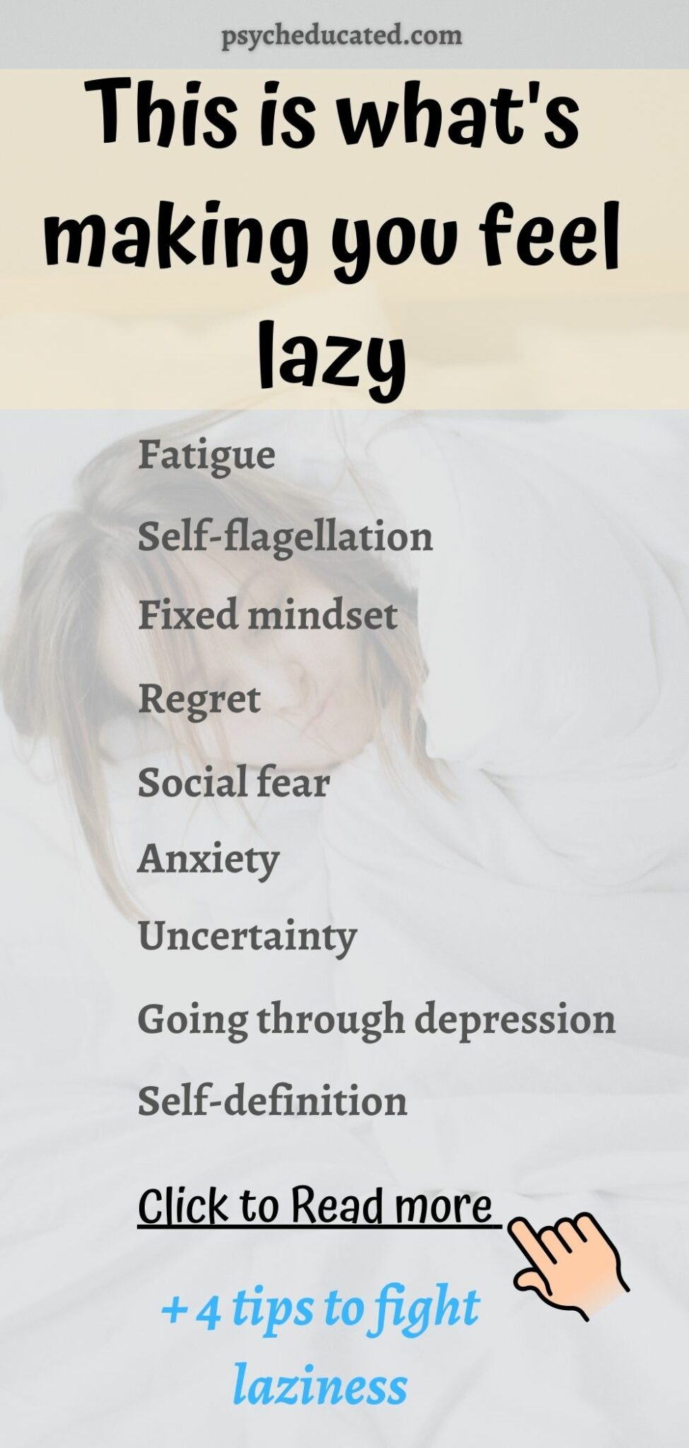 How to stop being lazy and unmotivated - PsychEducated